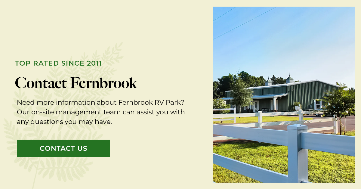 Contact Fernbrook | RV Park in Longview, TX
